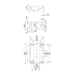 Weidm&uuml;ller Weidm&uuml;ller Alu-Geh&auml;use KLIPPON K2 (0342100000)
