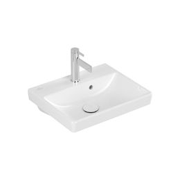 Villeroy & Boch V&B Handwaschbecken AVENTO 45x37cm, 1 HL, we, 45x37cm, mit &Uuml;berlauf ; Villeroy & Boch (73584501)