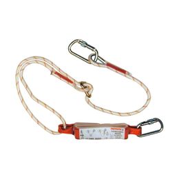 3M Fall Protection 1260314 Verbindungsmittel mit Bandfalld&auml;mpfer Hubarbeitsb&uuml;hne L:1,8m aus Polyester und Stahl, 1260314)