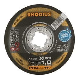 Rhodius PROline XT38 X-LOCK Extrad&uuml;nne Trennscheibe 125 x 1,5 x 22,23 mm (211208)