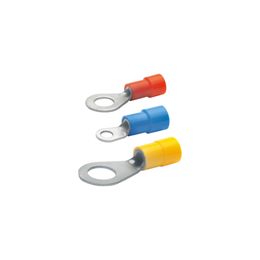 KLAUKE Quetschkabelschuh isoliert, f&uuml;r Leiter von 4 bis 6 mm&sup2;, 6506)