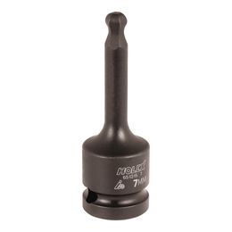 HOLEX IMPACT-Schraubendrehereinsatz 6-kant mit Kugelkopf 1/2" 7 mm (651315 7)
