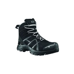 HAIX Sicherheitsstiefel BLACK EAGLE 40.1, MID, S3, schwarz-silber, Gr. 5,5 (39) (610019.5.5)