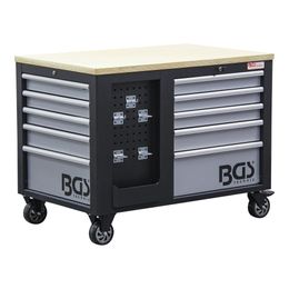 BGS-technic BGS Werkstattwagen leer, BGS technic mit 2 x 5 Schubladen und 1 Schrank, 4199)