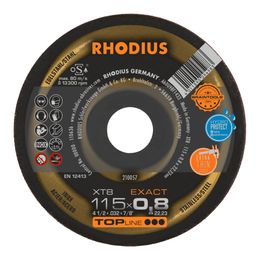 Rhodius TOPline XT8 EXACT Extrad&uuml;nne Trennscheibe 115 x 0,8 x 22,23 mm (210057)