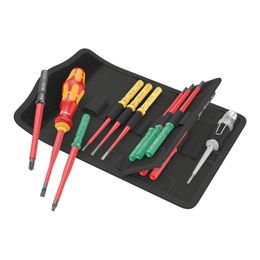 Wera VDE-Wechselklingen mit Handhalter, Kraftform Kompakt VDE 16 extra slim 1 Tool Finder, 16-teilig (05006608001)