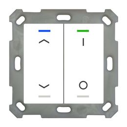 MDT technologies Taster Light 55 2-fach RGBW, rws/gl&auml; BE-TAL55T2.C1)