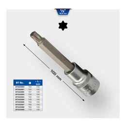 Brilliant Tools 1/2 Zoll TX-Bit-Stecknuss, 55 mm lang, T27 (BT022972)
