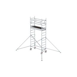 MUNK Rollger&uuml;st 0,75 x 1,80 m mit Plattform im 2-m-Abstand und Ausleger, Plattformh&ouml;he 3,35 m (154348)