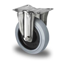 CASCOO Bockrolle &oslash; 200 mm Serie R4E2 Kugellager Edelstahl (FIP55S0200R4E2S34)