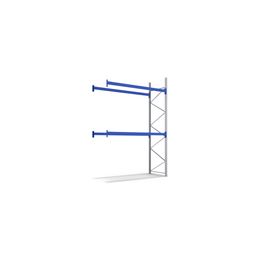 Bito Palettenregal-Set P1 Anbaufeld mit 2 Ebenen H4000xT1100xL2790 mm 1800 kg, unmontiert enzianblau (42764)