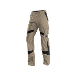 K&Uuml;BLER WORKWEAR K&uuml;bler Activiq Damenhose 2550 sandbraun/schwarz 34 ; K&uuml;bler Workwear (25505365-2599-34)