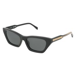 Zadig & Voltaire Zadig & Voltaire SZV454 | Damen-Sonnenbrille | Fassung: Vollrand, Cat Eye, Kunststoff, Schwarz Gl&auml;nzend | Glasfarbe: Grau