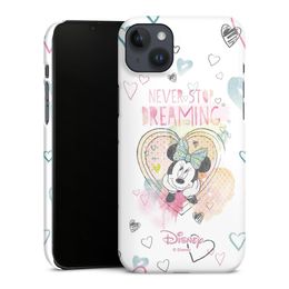 DeinDesign iPhone 14 Plus Handy Premium Case Smartphone Handyh&uuml;lle Schutzh&uuml;lle gl&auml;nzend Official Licensed Product Minnie Mouse Disney Premium Case