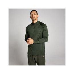 Myprotein MP Herren Training 1/4 Zip - Waldgr&uuml;n - XXXL