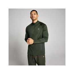 Myprotein MP Herren Training 1/4 Zip - Waldgr&uuml;n - XXL