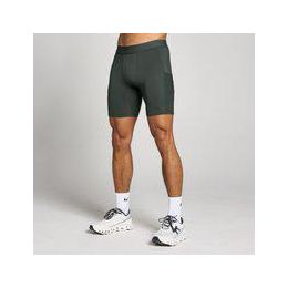 Myprotein MP Herren Hybrid Pocket Half Tight - Gewaschen Schwarz - XXXL