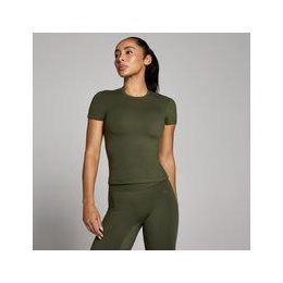 Myprotein MP Damen Tempo Body Fit Kurzarm-T-Shirt - Waldgr&uuml;n - XS