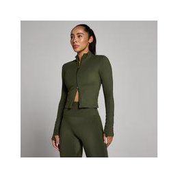 Myprotein MP Damen Tempo Verk&uuml;rzte Jacke - Waldgr&uuml;n - XL