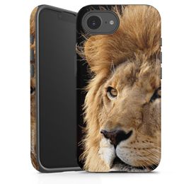DeinDesign iPhone 17e Handy Panzer Handyh&uuml;lle robuste Outdoor H&uuml;lle Schutzh&uuml;lle matt Jungle Photography Lion Tough Case