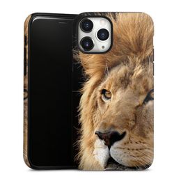 DeinDesign iPhone 11 Pro Handy Panzer Handyh&uuml;lle robuste Outdoor H&uuml;lle Schutzh&uuml;lle matt Jungle Lion Photography Tough Case