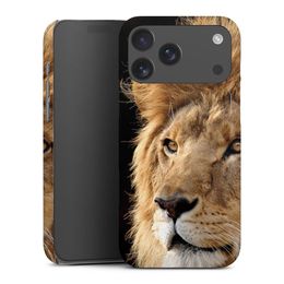 DeinDesign iPhone 17 Pro Max Handy Premium Case Smartphone Handyh&uuml;lle Schutzh&uuml;lle matt Jungle Lion Photography Premium Case