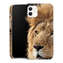 DeinDesign iPhone 12 mini Handy Premium Case Smartphone Handyh&uuml;lle Schutzh&uuml;lle matt Jungle Lion Photography Premium Case