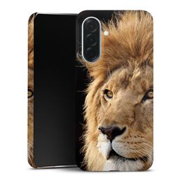 DeinDesign Galaxy A36 5G Handy Premium Case Smartphone Handyh&uuml;lle Schutzh&uuml;lle matt Jungle Lion Photography Premium Case