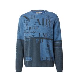 CAMP DAVID Pullover Herren Gr&ouml;&szlig;e L rauchblau / dunkelblau