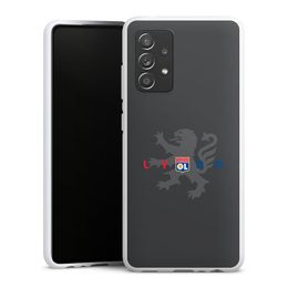 DeinDesign Galaxy A52s 5G Handy Silikon H&uuml;lle Case wei&szlig; Handyh&uuml;lle Olympique Lyonnais Olympique Lyon Ol Silikon Case