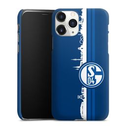 DeinDesign iPhone 11 Pro Handy Premium Case Smartphone Handyh&uuml;lle Schutzh&uuml;lle matt Official Licensed Product Fc Schalke 04 Skyline Premium Case