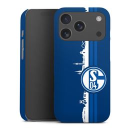 DeinDesign iPhone 17 Pro Handy Premium Case Smartphone Handyh&uuml;lle Schutzh&uuml;lle matt Official Licensed Product Skyline Fc Schalke 04 Premium Case