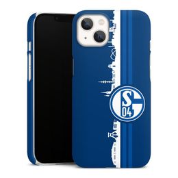 DeinDesign iPhone 13 Handy Premium Case Smartphone Handyh&uuml;lle Schutzh&uuml;lle matt Official Licensed Product Skyline Fc Schalke 04 Premium Case