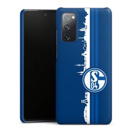 DeinDesign Galaxy S20 FE 5G Handy Premium Case Smartphone Handyh&uuml;lle Schutzh&uuml;lle matt Official Licensed Product Fc Schalke 04 Skyline Premium Case