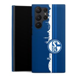 DeinDesign Galaxy S23 Ultra Handy Premium Case Smartphone Handyh&uuml;lle Schutzh&uuml;lle matt Official Licensed Product Skyline Fc Schalke 04 Premium Case