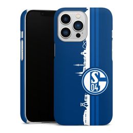 DeinDesign iPhone 13 Pro Handy Premium Case Smartphone Handyh&uuml;lle Schutzh&uuml;lle matt Official Licensed Product Skyline Fc Schalke 04 Premium Case
