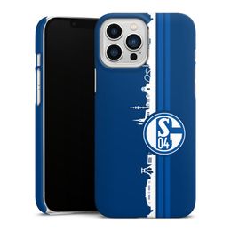 DeinDesign iPhone 13 Pro Max Handy Premium Case Smartphone Handyh&uuml;lle Schutzh&uuml;lle matt Official Licensed Product Skyline Fc Schalke 04 Premium Case