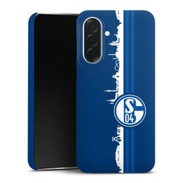 DeinDesign Galaxy A36 5G Handy Premium Case Smartphone Handyh&uuml;lle Schutzh&uuml;lle matt Official Licensed Product Skyline Fc Schalke 04 Premium Case