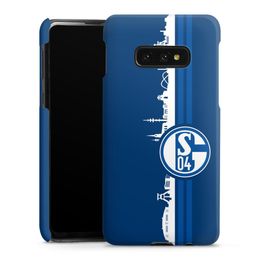 DeinDesign Galaxy S10e Handy Premium Case Smartphone Handyh&uuml;lle Schutzh&uuml;lle matt Official Licensed Product Skyline Fc Schalke 04 Premium Case