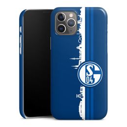 DeinDesign iPhone 12 Pro Handy Premium Case Smartphone Handyh&uuml;lle Schutzh&uuml;lle gl&auml;nzend Official Licensed Product Skyline Fc Schalke 04 Premium Case