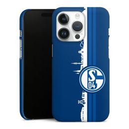 DeinDesign iPhone 14 Pro Handy Premium Case Smartphone Handyh&uuml;lle Schutzh&uuml;lle matt Official Licensed Product Skyline Fc Schalke 04 Premium Case