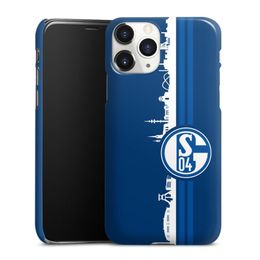 DeinDesign iPhone 11 Pro Handy Premium Case Smartphone Handyh&uuml;lle Schutzh&uuml;lle gl&auml;nzend Official Licensed Product Fc Schalke 04 Skyline Premium Case