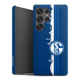 DeinDesign Galaxy S25 Ultra Handy Premium Case Smartphone Handyh&uuml;lle Schutzh&uuml;lle matt Official Licensed Product Skyline Fc Schalke 04 Premium Case