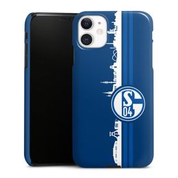 DeinDesign iPhone 11 Handy Premium Case Smartphone Handyh&uuml;lle Schutzh&uuml;lle gl&auml;nzend Official Licensed Product Fc Schalke 04 Skyline Premium Case
