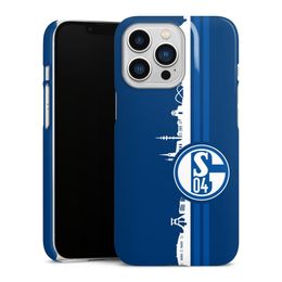 DeinDesign iPhone 13 Pro Handy Premium Case Smartphone Handyh&uuml;lle Schutzh&uuml;lle gl&auml;nzend Official Licensed Product Skyline Fc Schalke 04 Premium Case