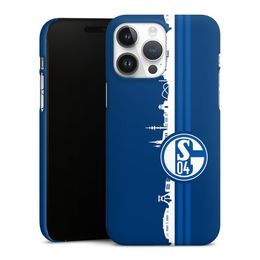 DeinDesign iPhone 14 Pro Max Handy Premium Case Smartphone Handyh&uuml;lle Schutzh&uuml;lle matt Official Licensed Product Skyline Fc Schalke 04 Premium Case