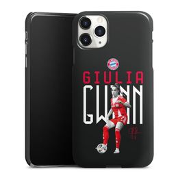 DeinDesign iPhone 11 Pro Max Handy Premium Case Smartphone Handyh&uuml;lle Schutzh&uuml;lle gl&auml;nzend Fc Bayern M&uuml;nchen Official Licensed Product Giulia Gwinn Premium Case