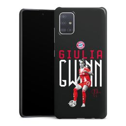 DeinDesign Galaxy A51 Handy Premium Case Smartphone Handyh&uuml;lle Schutzh&uuml;lle gl&auml;nzend Fc Bayern M&uuml;nchen Official Licensed Product Giulia Gwinn Premium Case
