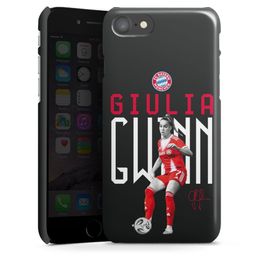 DeinDesign iPhone SE (2022) Handy Premium Case Smartphone Handyh&uuml;lle Schutzh&uuml;lle gl&auml;nzend Fc Bayern M&uuml;nchen Giulia Gwinn Official Licensed Product Premium Case