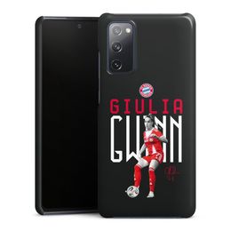 DeinDesign Galaxy S20 FE Handy Premium Case Smartphone Handyh&uuml;lle Schutzh&uuml;lle gl&auml;nzend Fc Bayern M&uuml;nchen Giulia Gwinn Official Licensed Product Premium Case